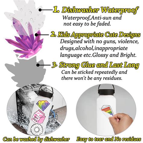 Buy Qtl 200pcs Colorful Cute Stickers For Laptop Water Bottle Cute