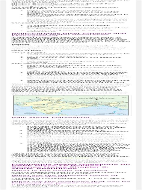 Cbse Notes Class 10 Geography Chapter 3 Water Resources Pdf