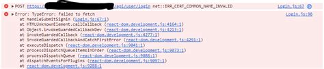 Reactjs Api Is Working When I Use Postman But When I Use The Same Api