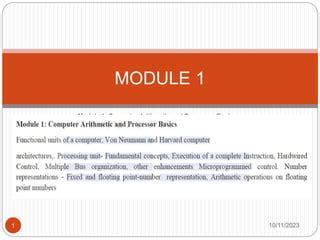 Computer Arithmetic And Processor Basics PPTX Data Storage And Warehousing Computing