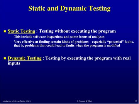 Ppt Introduction To Software Testing Chapter 1 Introduction And The Model Driven Test Design