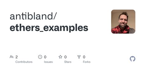 GitHub Antibland Ethers Examples