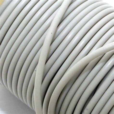 Rubber String Buna Cord 3 Mm Pale Grey Nemravka Cz