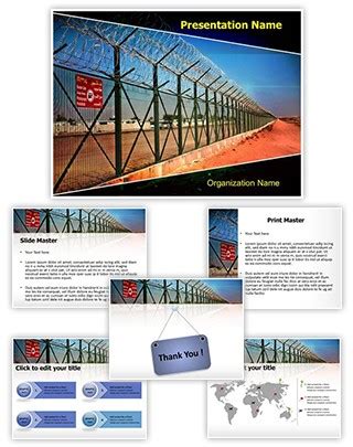 Border Security PowerPoint Presentation Template With Editable Charts
