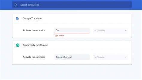 How To Set Use Custom Keyboard Shortcuts For Your Chrome Extensions