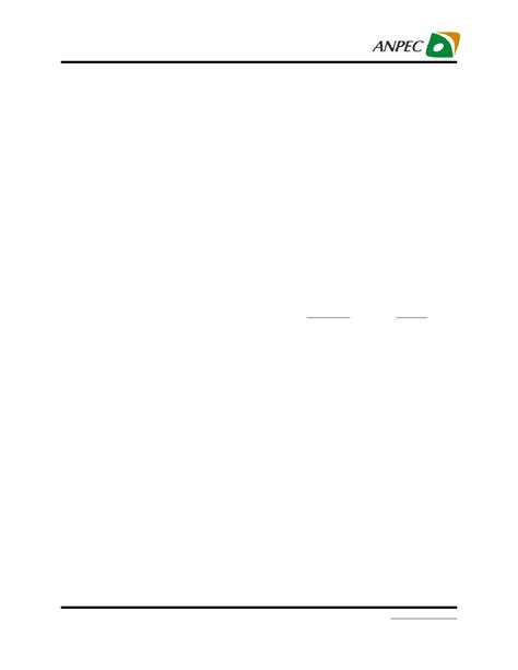 APW7120 Datasheet PDF - Anpec Electronics