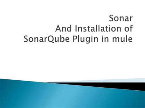 Sonar Pptx Operating Systems Computer Software And Applications