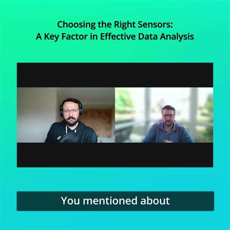 Mario Heinrich Schenk On Linkedin Selecting The Right Sensors For Predictivemaintenance Is Crucial