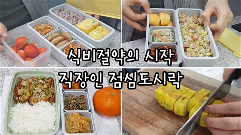 일주일도시락🍱 식비절약의 시작 직장인도시락 남편도시락 도시락반찬 Youtube