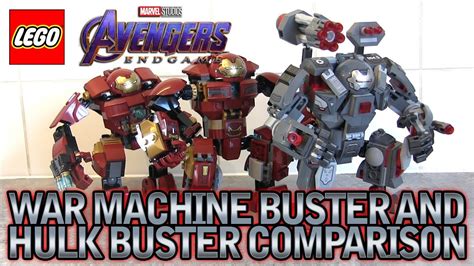 LEGO War Machine Buster HulkBuster Comparison Avengers Endgame