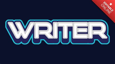Writer Text Effect Generator