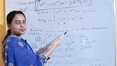 Result Of Beta Function Improper Integral Youtube