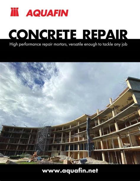 Aquafin Inc Catalogs Concrete Repair Arcat