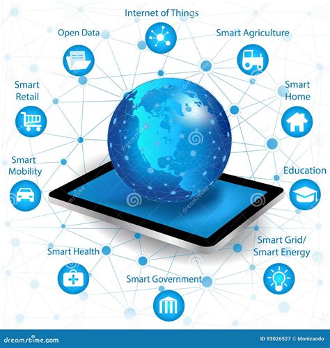 Internet Networking Concept And Cloud Computing Technology Stock Vector Illustration Of