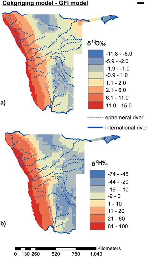 Calculated Differences Between The Cokriging Model And The Globally