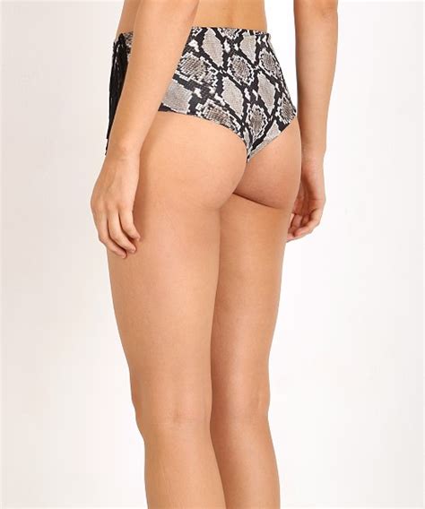 Indah Natasha Medium Coverage Bikini Bottom Python Natasha Pmn15 Free