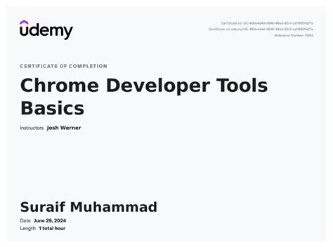 Suraif Muhammad On Linkedin Completed Chrome Developer Tools Course On