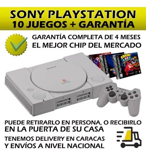 Ps1 Playstation Consola Chip 10 Juegos Garantía Mercadolibre