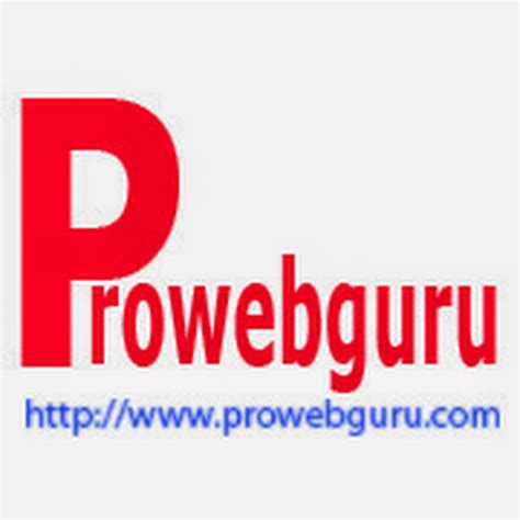 prowebguru youtube