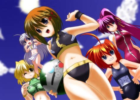 Yagami Hayate Vita Signum Reinforce Zwei And Shamal Lyrical Nanoha