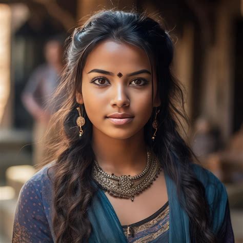Premium Photo Most Beautiful Indian Young Lady Captured In Nepal
