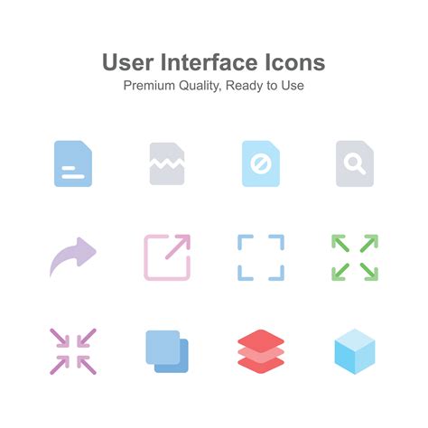 Well Designed User Interface Icons Pack Ready To Use 45948497 Vector