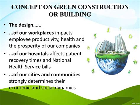 Green Building Ppt Pptx Environmental Services Industry Industries