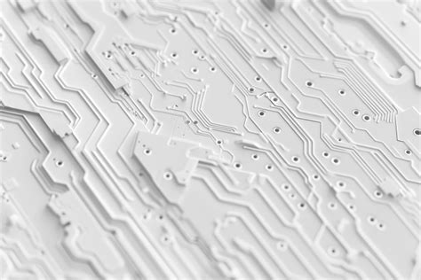 Premium Photo White Pcb Background With Space For Text Technology Theme
