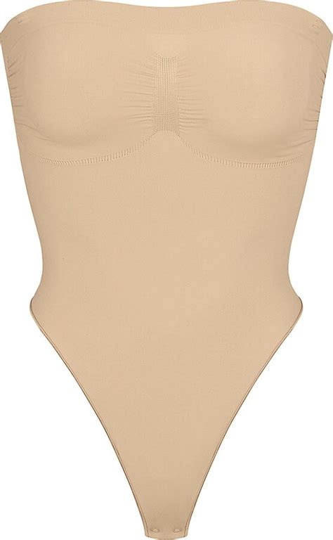 Skims Seamless Sculpt Strapless Thong Bodysuit Shopstyle Shapewear
