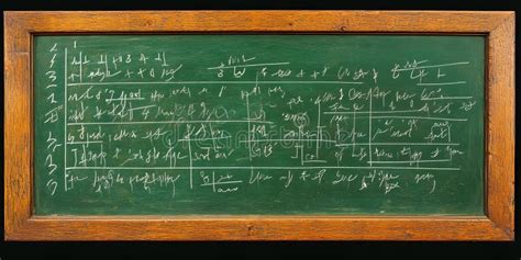 Mathematical Equations On Chalkboard Stock Illustration Illustration Of Learning Chalkboard
