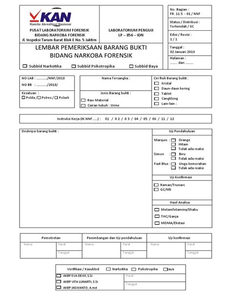 Formulir Pengujian Pdf