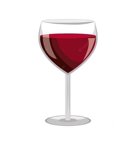 Premium Vector Wine Glass Label Design Isolated