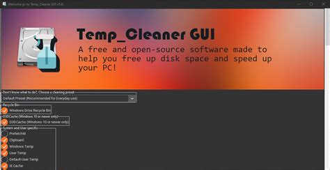 Temp Cleaner GUI By Ziad Mr X