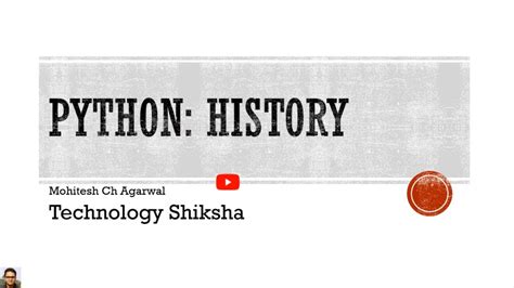 History Of Python In Hindi 1 Youtube
