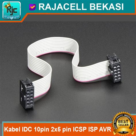 Jual Kabel IDC 10pin 2x5 Pin ICSP ISP AVR Arduino Downloader Programmer ASP Shopee Indonesia