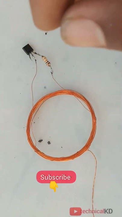 Wireless Electricity Using C1815 Transistor Shorts Diy Technical Transistor Youtube