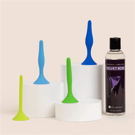 Silicone Anal Dilator Set Trainers 8 Piece Intimate Rose