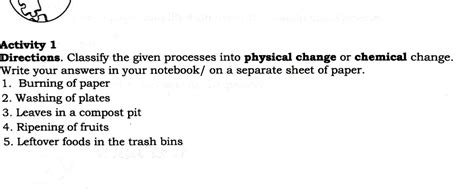 Activity 1 Directions Classify The Given StudyX
