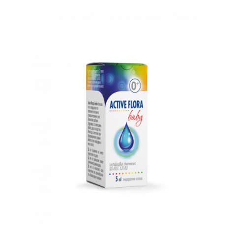 Актив Флора Бейби / Active Flora Baby, намалява риска от диария - 5ml