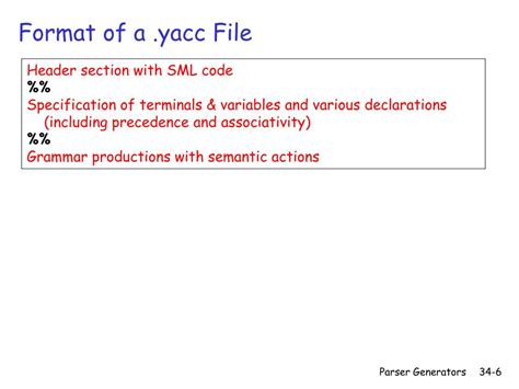 Ppt Parser Generators Powerpoint Presentation Free Download Id1487320