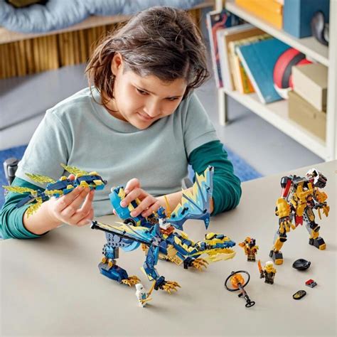Costruzioni Lego Ninjago Elemental Dragon Vs Empresss Robot