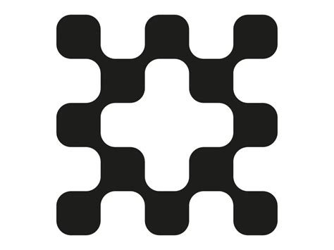 Modular Grid Shape Versatile Geometric Form Logo Template Vector File
