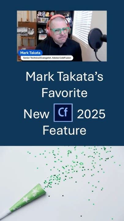 Mark Takatas Favorite New Adobe Coldfusion 2025 Feature Youtube