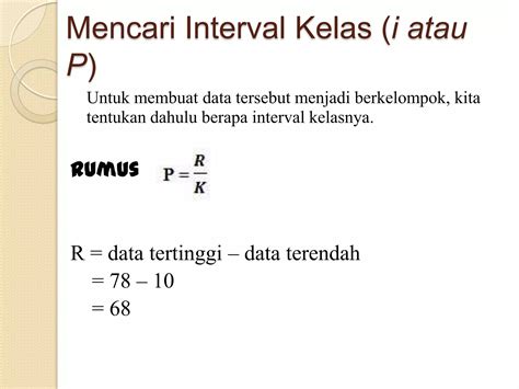 Statistik 2 Meanmedianmodus Data Kelompok Pptx