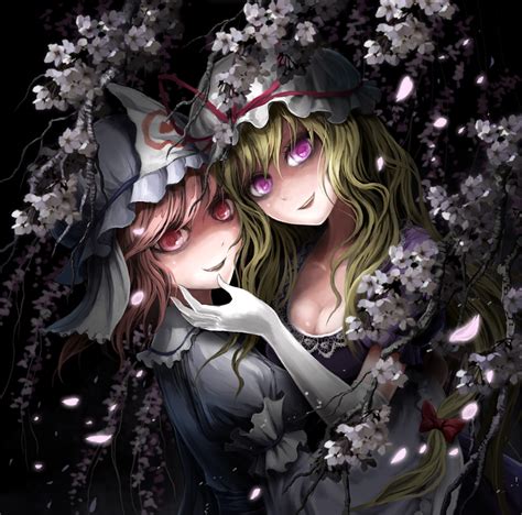 Yuyuko X Yukari R Touhou Yuri