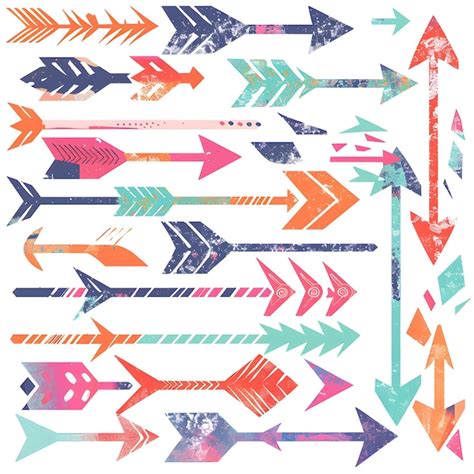 Premium Photo Dynamic Arrows Clipart Collection For Visual Storytelling And Directional Guidance