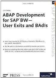 ABAP Development For SAP BW User Exits And BAdIs