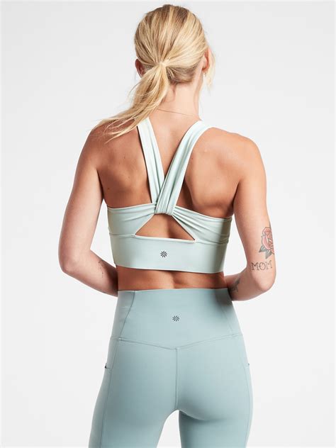 Warrior Twist Longline Sports Bra A C Athleta