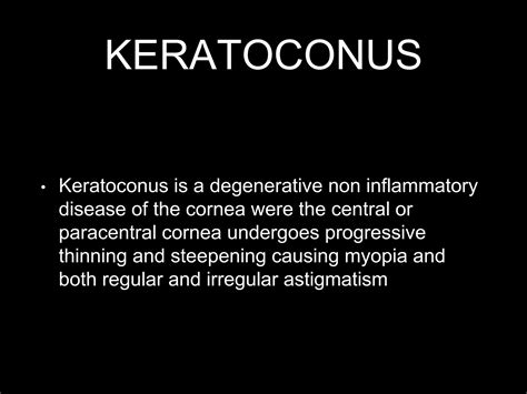 Keratoconus Pptx