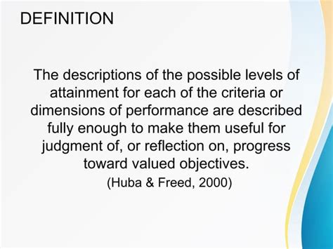 Rubrics Presentation By Syed Muhammad Jawad Ul Hassan Pptx